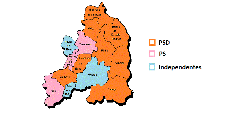 O PSD perdeu a Câmara da Guarda mas governa em 8 municípios do distrito ...